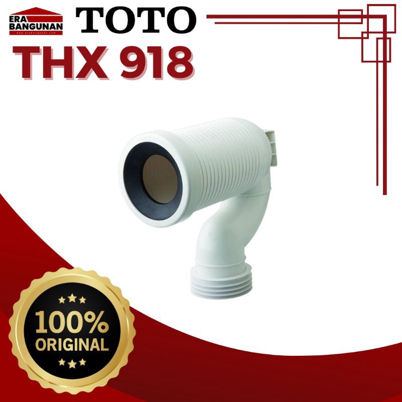 Jual ORIGINAL TOTO THX 918 S-CONNECTOR FOR S-TRAP INSTALLASION | Shopee ...