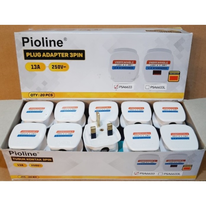 Jual OverSteker kaki 3 / steker AC / Colokan kaki 3 ada fused ...