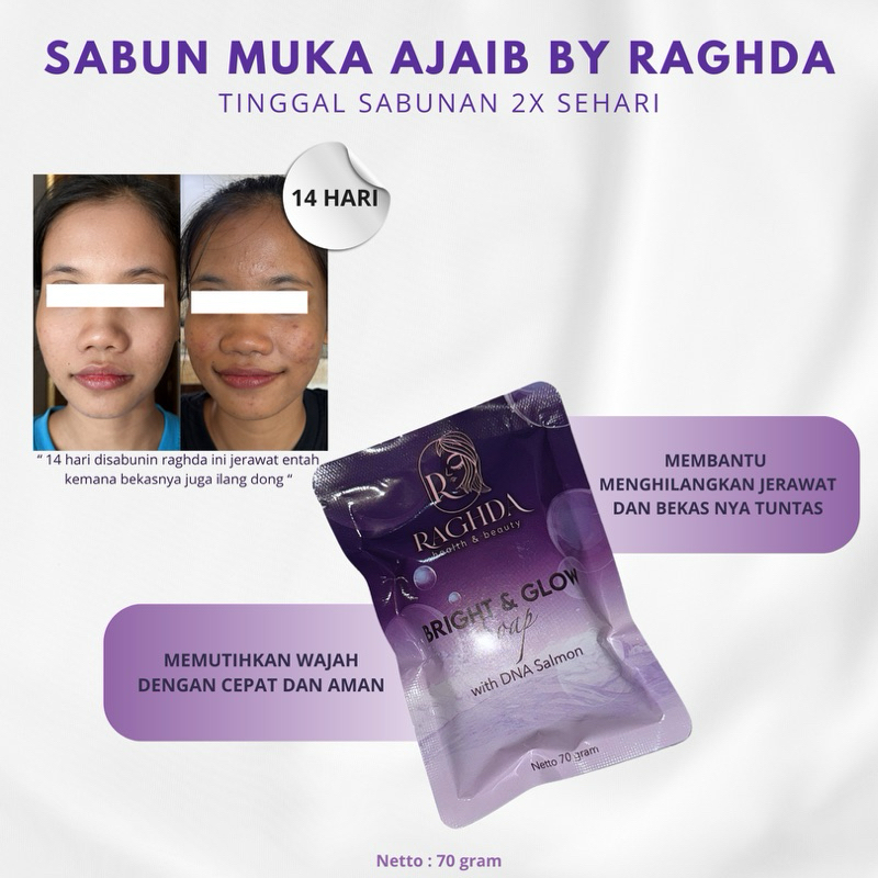 Jual SABUN AJAIB MUKA RAGHDA ( BY SYARAJH ) | Shopee Indonesia