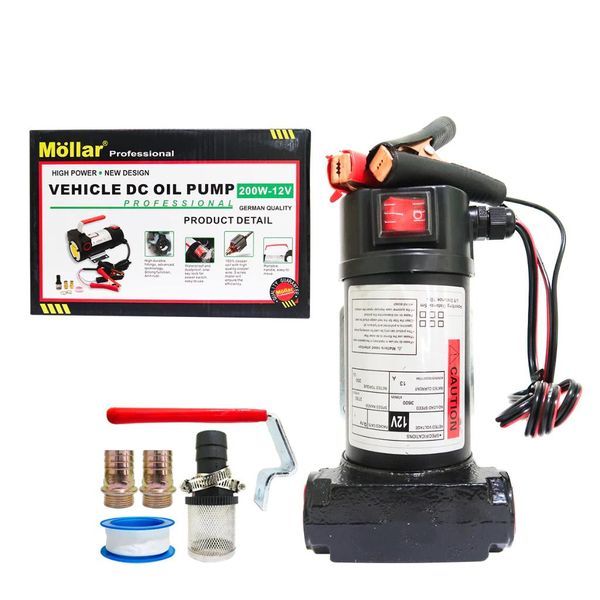 Jual Alat Pompa Sedot Oli & Bensin/Vehicle DC Oil Pump Merk Mollar ...