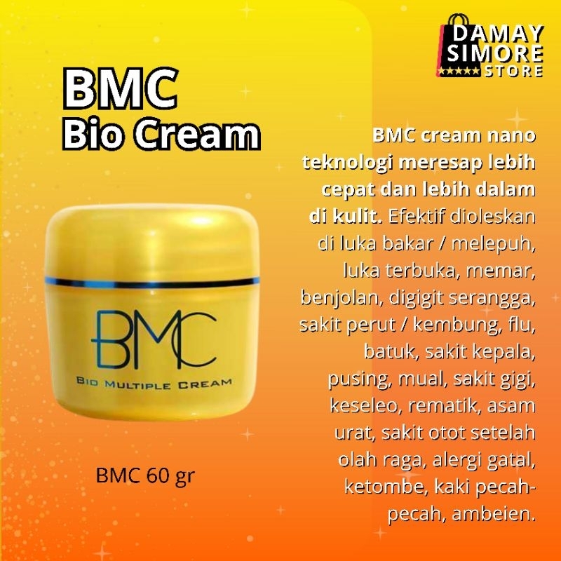 Jual BMC 60 gr Bio Cream Nano Teknologi | Shopee Indonesia