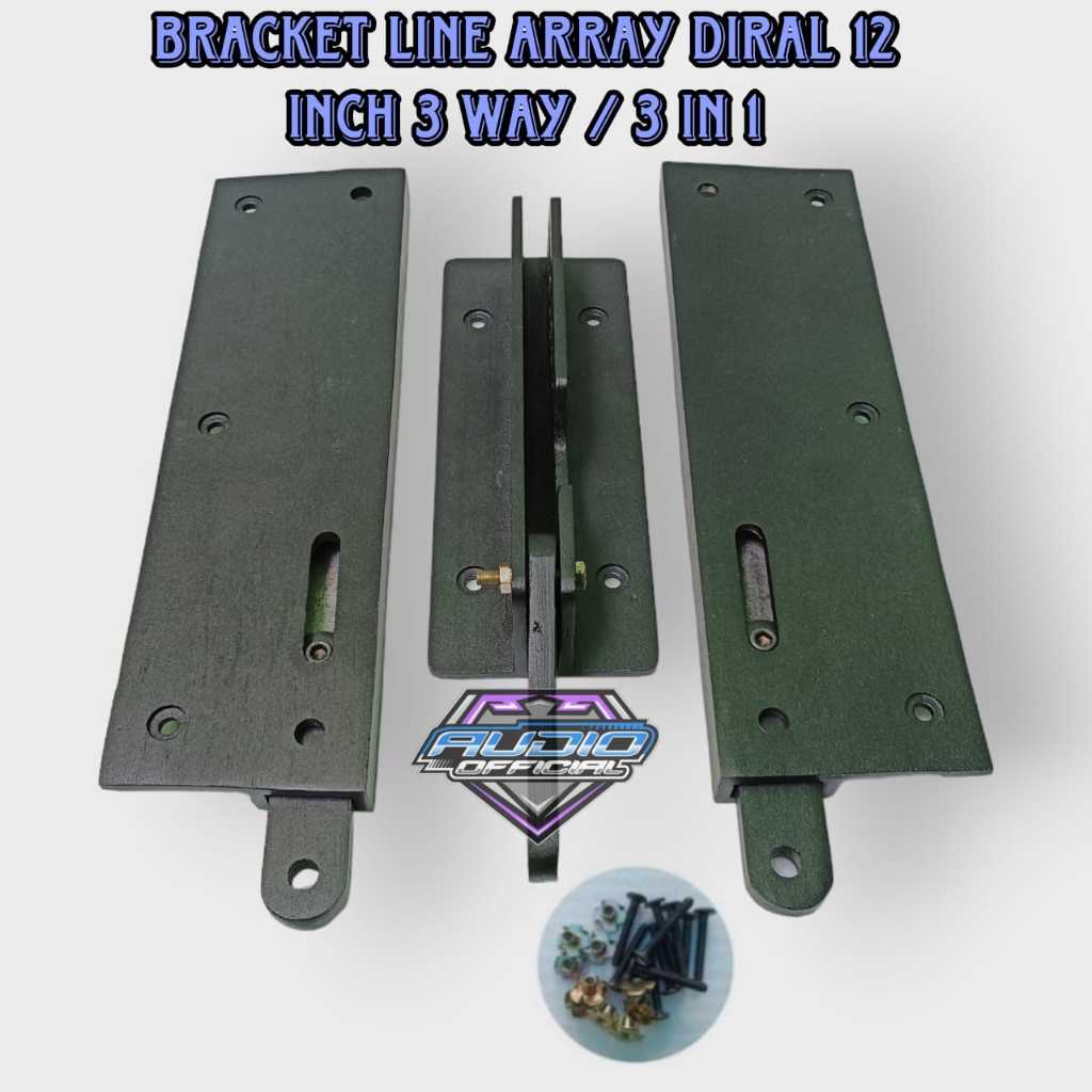 Jual Bracket Gantung LINE ARRAY 3in1 Ukuran Box Speaker 12'' 3 WAY / Breket 12 inch 3x1 ...