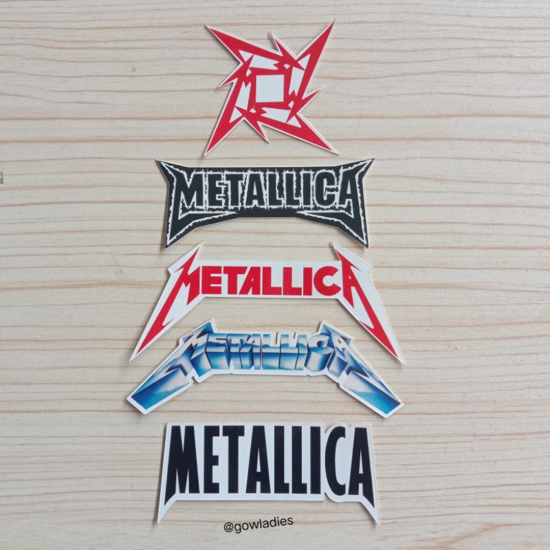 Jual STICKER METALLICA - Stiker Aesthetic Laptop Tumblr Helm | Shopee ...