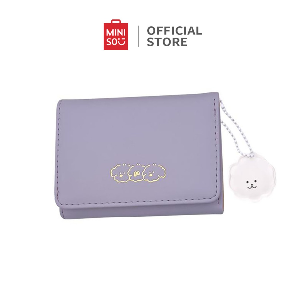 Jual Miniso Dompet Wanita Tri-Fold Women's Wallet Dompet Pendek Lipat ...