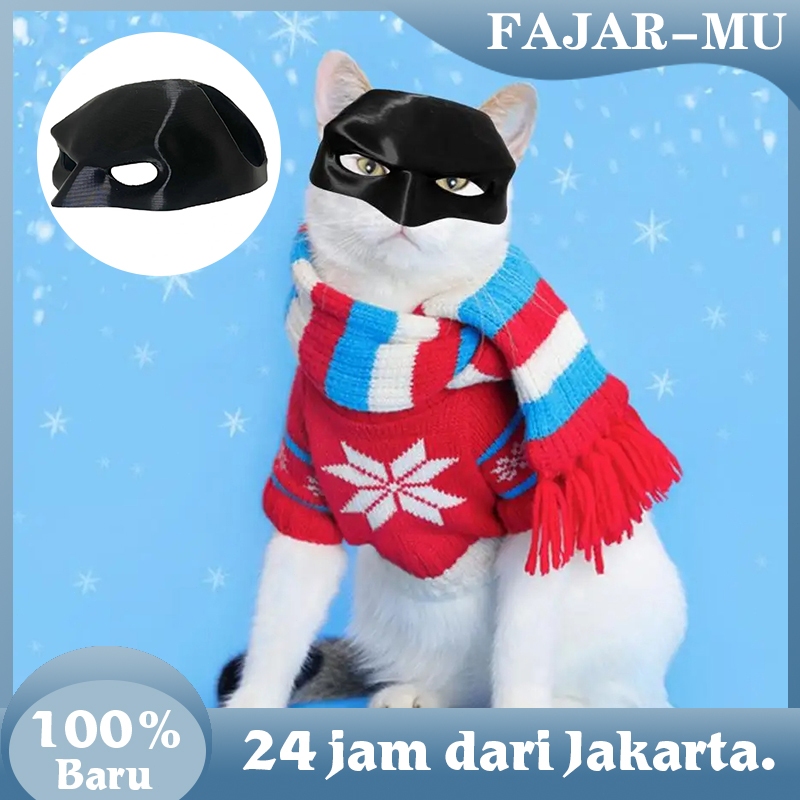 Jual Topeng Batman Untuk Kucing Cetak 3D Half Face Cat Mask Topeng ...
