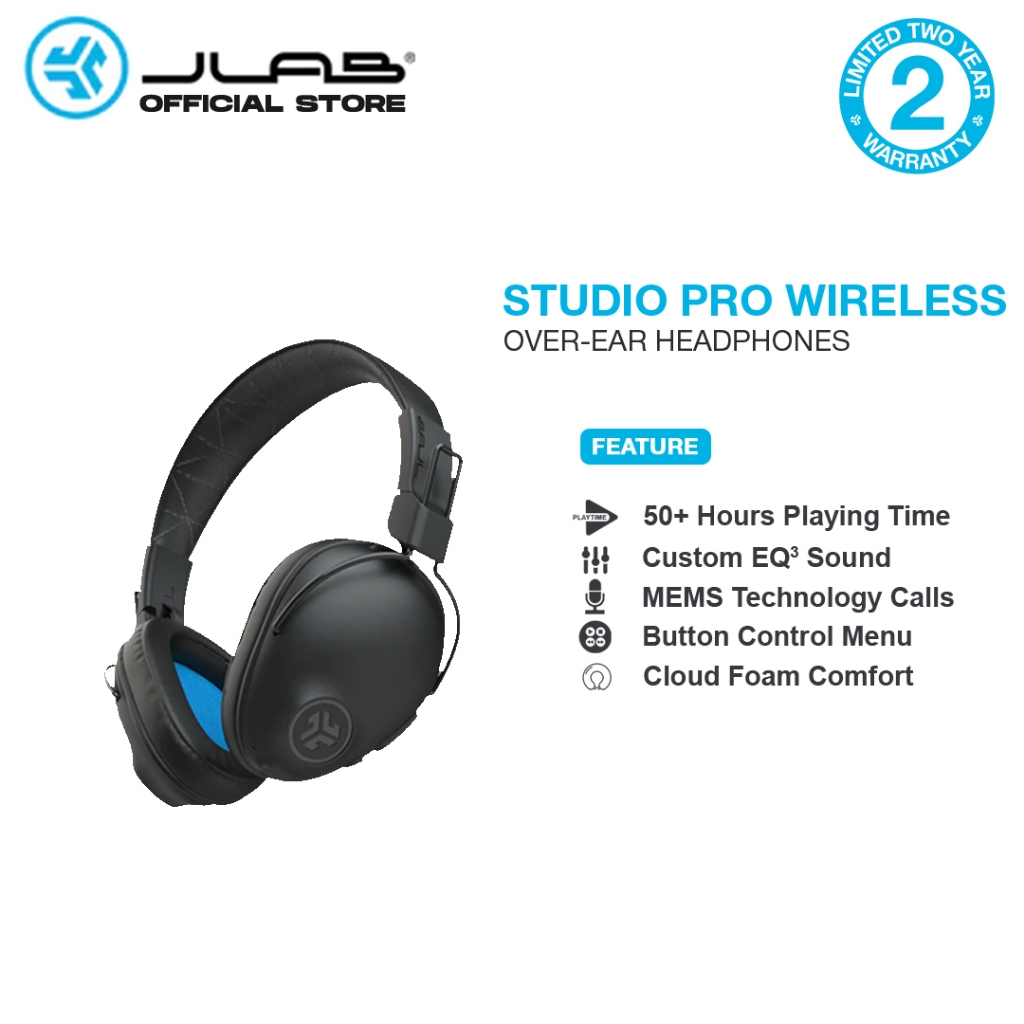 Jual JLab Studio Pro Wireless Over Ear ANC Headphone Bluetooth Headset ...