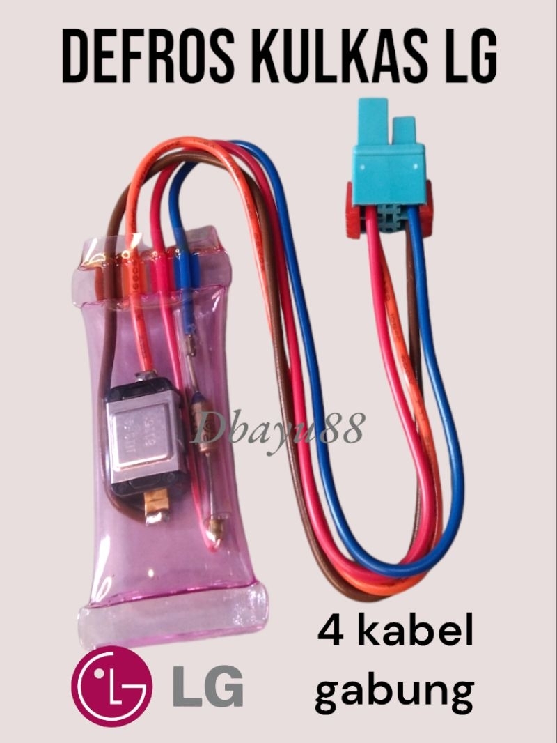 Jual Defros Defrost Kulkas LG 2 Pintu 4 Kabel Gabung | Shopee Indonesia