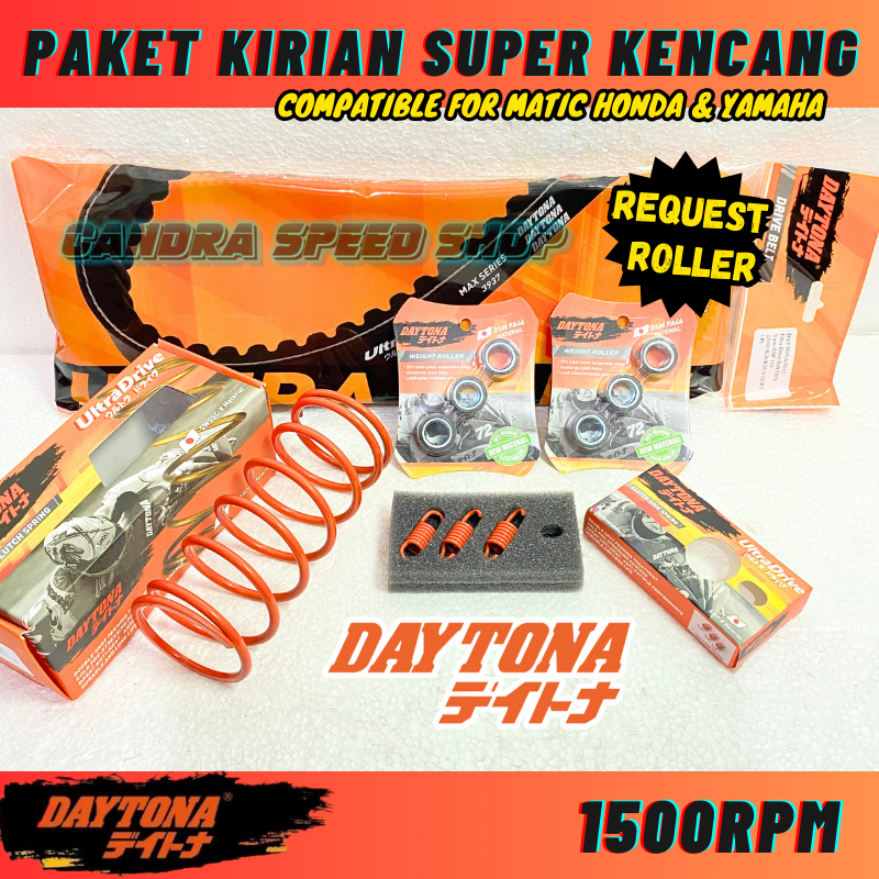 Jual PAKET UPGRADE KIRIAN CVT 1500 RPM DAYTONA BEAT FI VARIO 110 125 150 SCOOPY 2021 BEAT KARBU ...