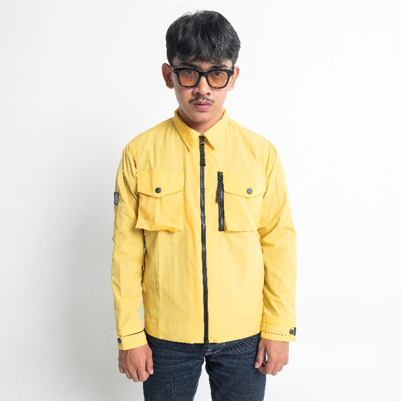 Jual Troublemaker | Overshirt Jacket - Buckingham Yellow | Shopee Indonesia