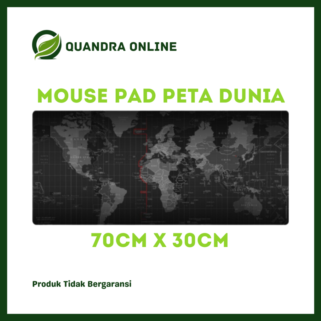 Jual Mouse Pad Gaming Jumbo 30 x 70 cm Mousepad Besar XL - Peta Dunia ...