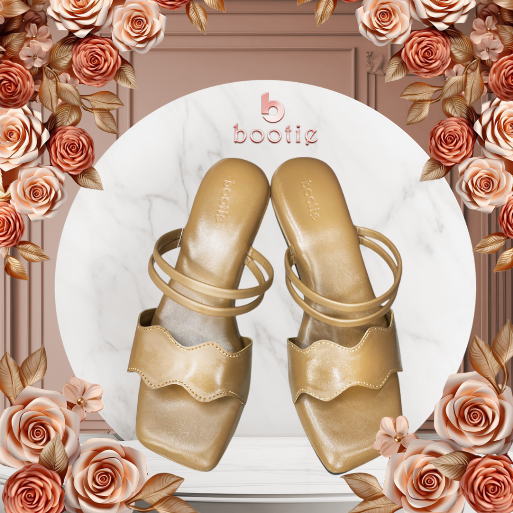 Jual Bootie Princess Series kode 10 CHOCO WAVE dengan heels Kaca Mavis ...