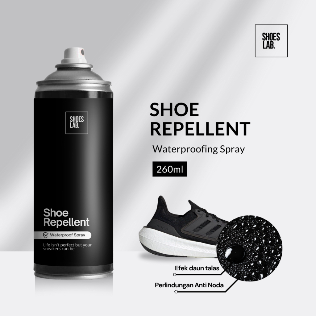 Jual SHOESLAB - Spray Water Repellent 250ml | Spray Sepatu Anti Air ...