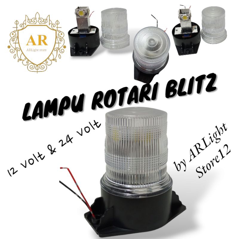 Jual LAMPU ROTARY BLITZ 1 KALI KEDIP BUAT MOBIL TRUK DAN ANGKUTAN BESAR ...