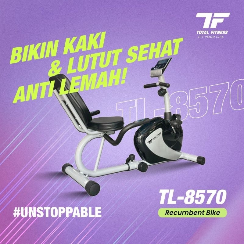 Jual Total Fitness Sepeda Olahraga Recumbent Bike tl 8580garansi produk ...