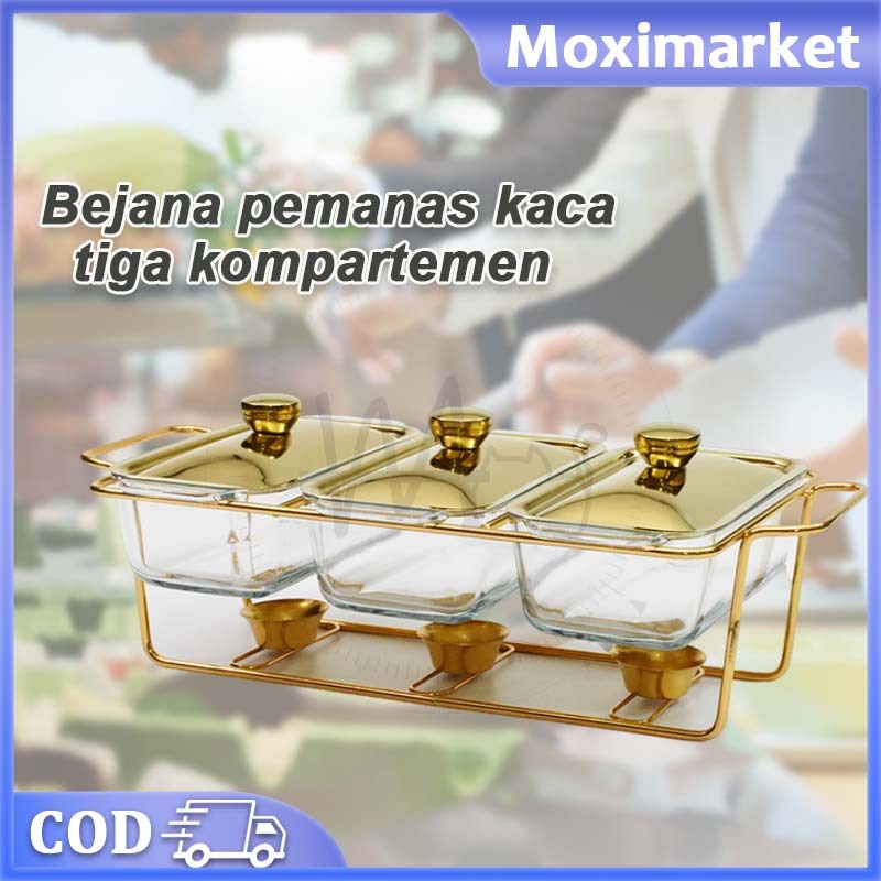 Jual Prasmanan 3-in-1 / prasmanan 3-kompartemen / prasmanan transparan ...