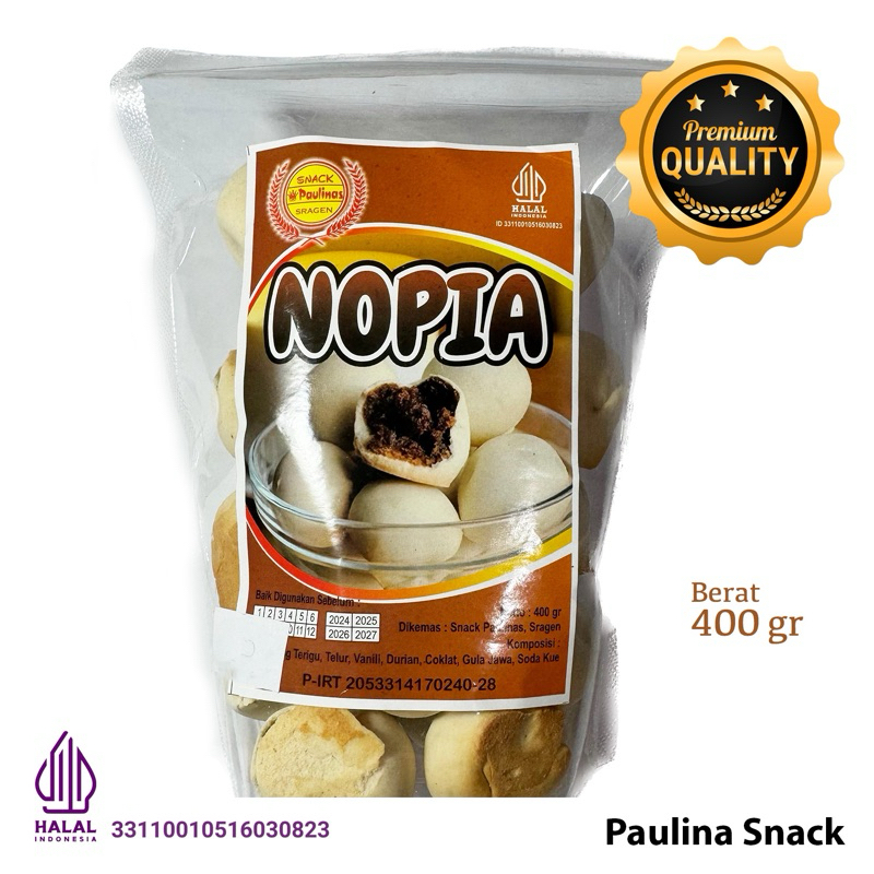 Jual Paulina Snack Nopia Mini Manis / Camilan Khas Purwokerto / Nopia ...