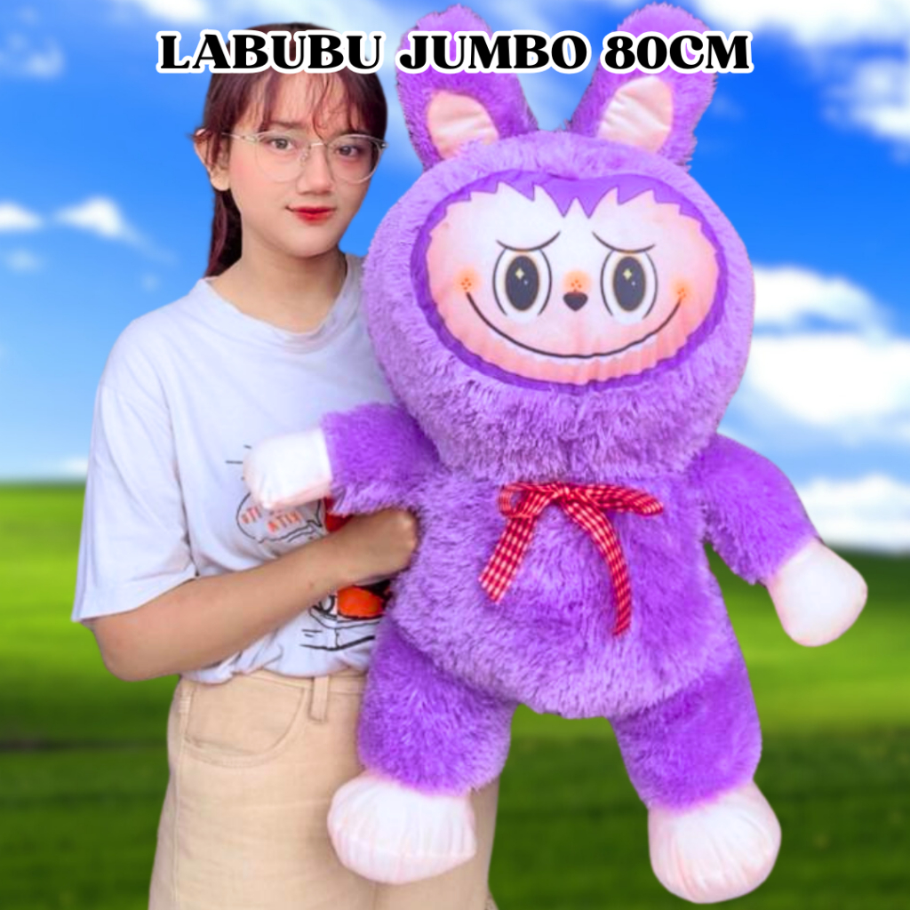 Jual LABUBU UKURAN JUMBO TINGGI 80CM LEBAR 55CM HARGA SATUAN! | Shopee ...