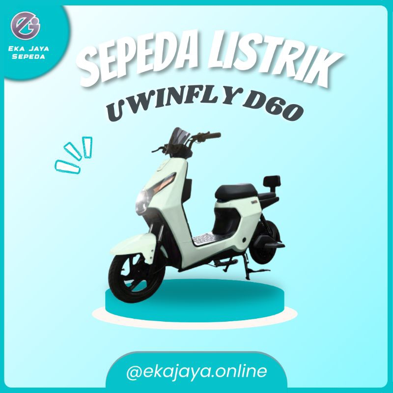 Jual Sepeda Listrik E-bike UWINFLY D60 | Shopee Indonesia