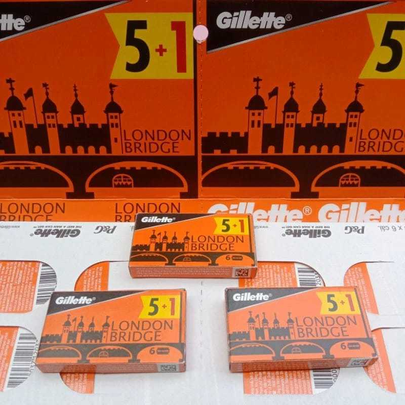 Jual Gillette London Bridge Pisau cukur silet | Shopee Indonesia