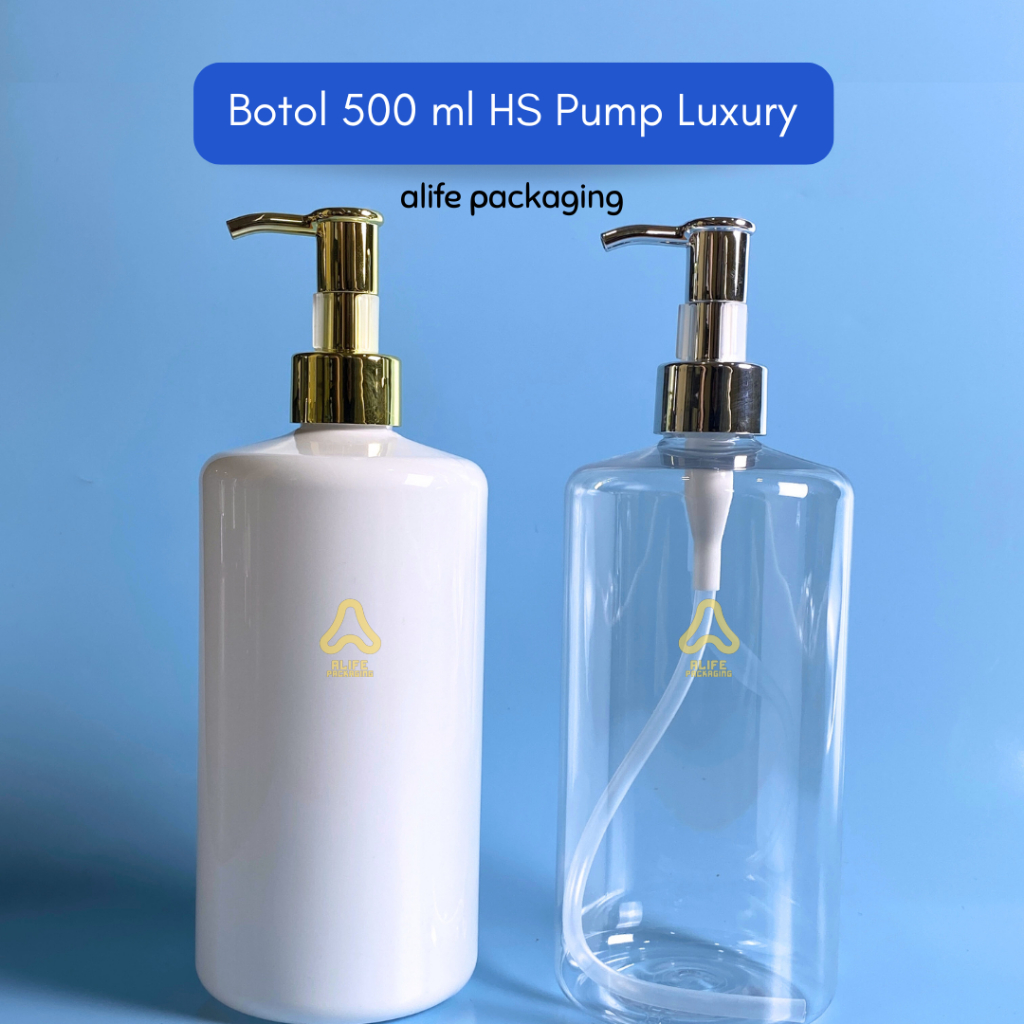 Jual Botol Pump Luxury 500 ml | Botol Pump 500 ml | Botol Pump Lotion ...