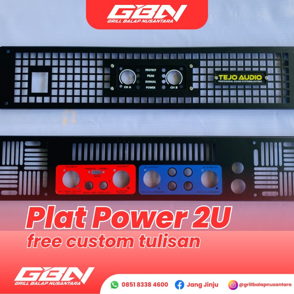 Jual Plat Power 2U CUSTOM | Shopee Indonesia