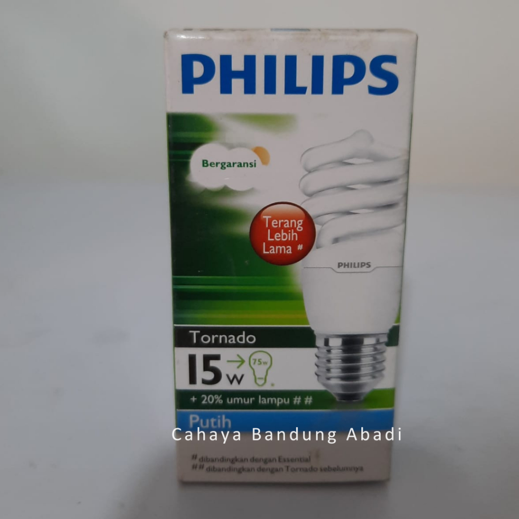 Jual Philips Lampu Tornado 15 Watt 15W Putih 86 Cool Daylight 6500K E27 | Shopee Indonesia