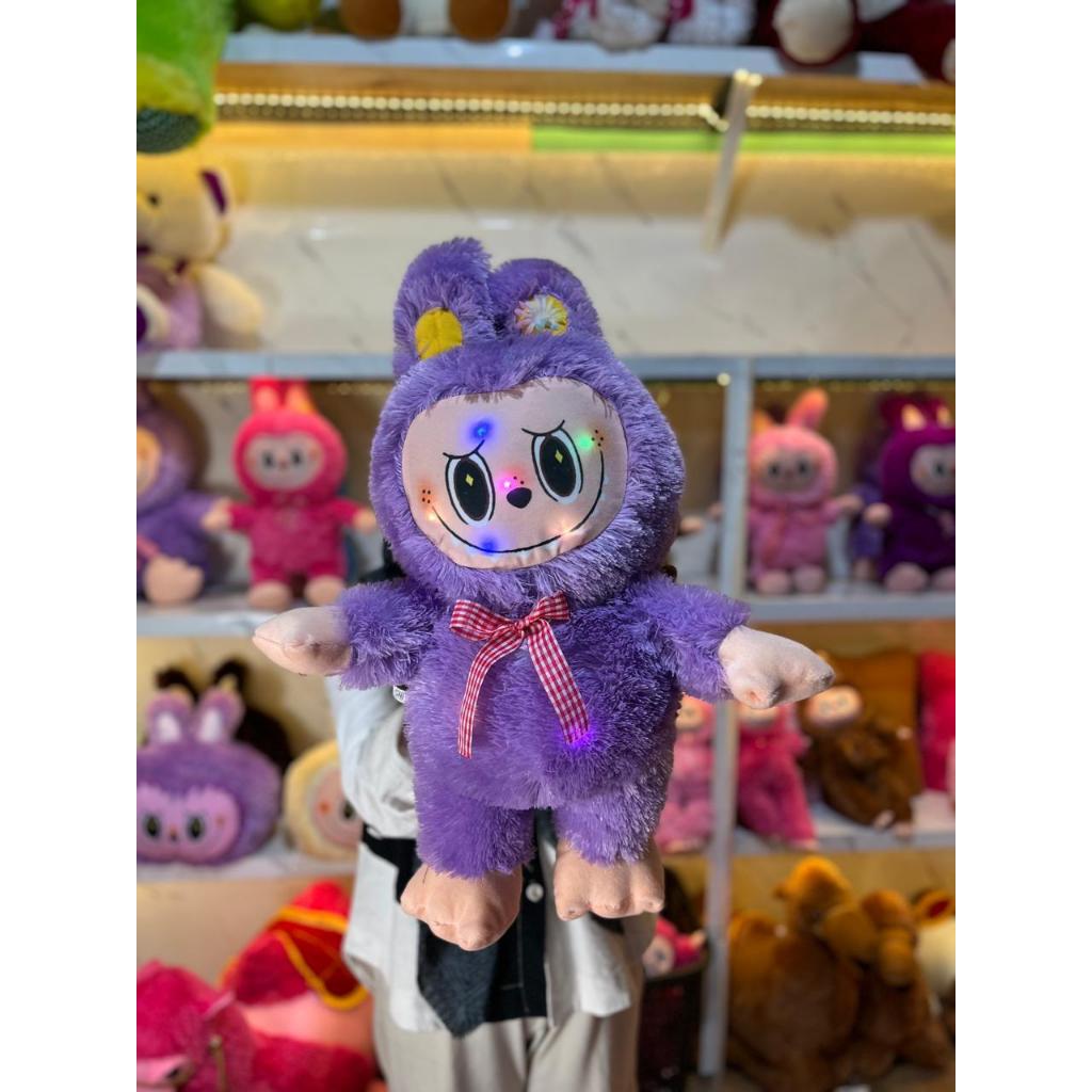 Jual Boneka monster labubu XL besar 70cm (pree lampu led kelap kelip ...