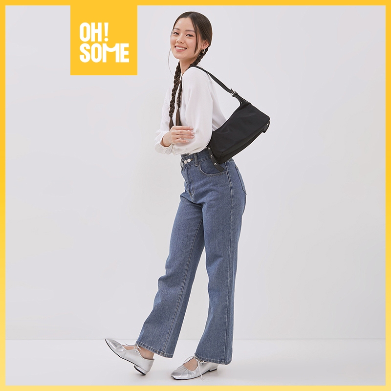 Jual OHSOME - Egradable Underarm Bag Tas Bahu Wanita Warna Hitam/Putih ...