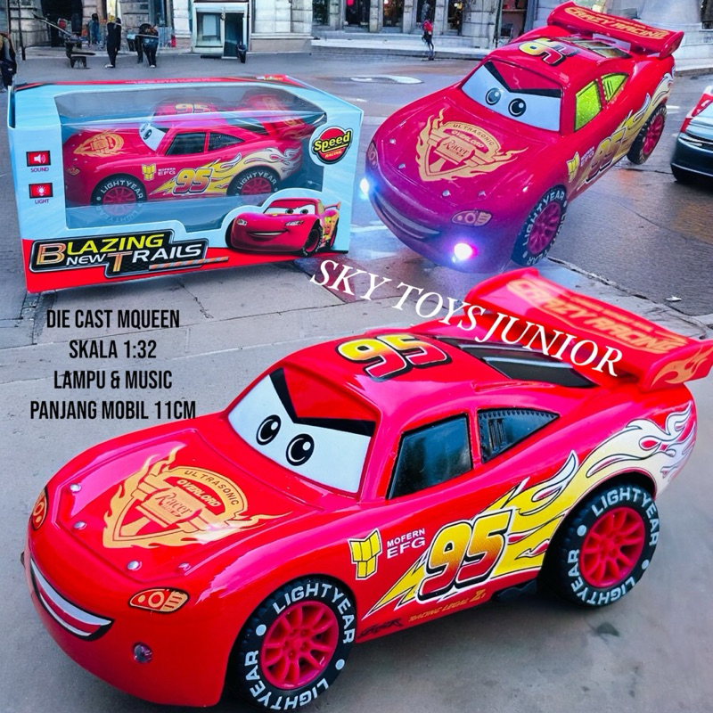 Jual MOBIL DIE CAST SPEED Die Cast 1:32 Cars Lightning McQueen [Full Metal Body and Pullback ...