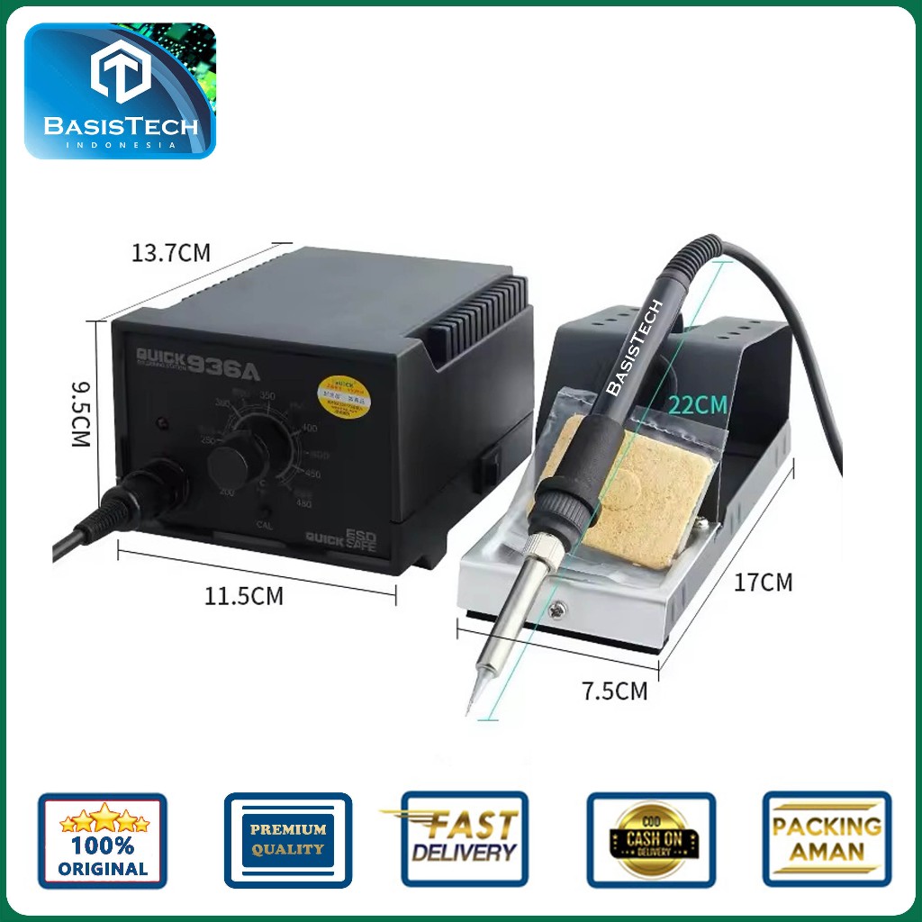 Jual MESIN SOLDER STATION QUICK 936A ORIGINAL | Shopee Indonesia