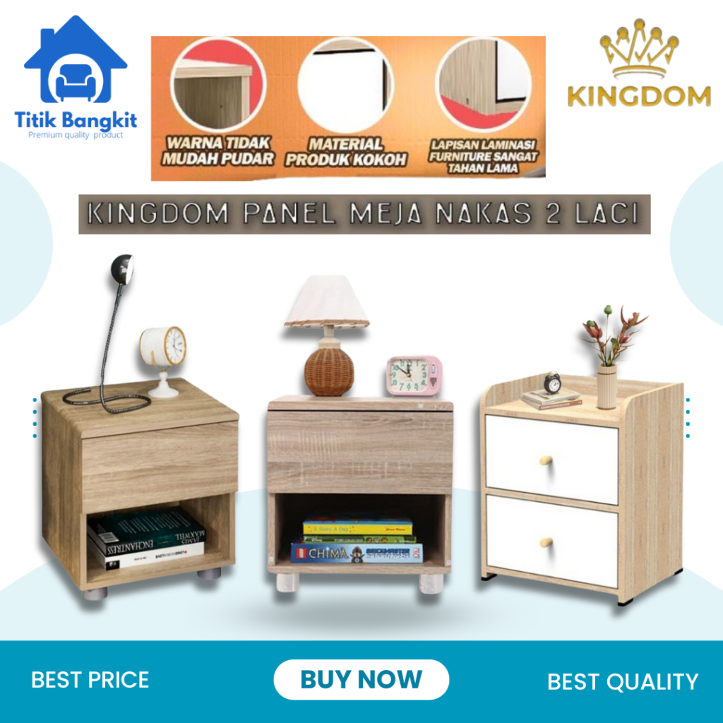 Jual [READY STOCK] Kingdom Panel Meja Nakas Rak Centro Jumbo Serbaguna ...