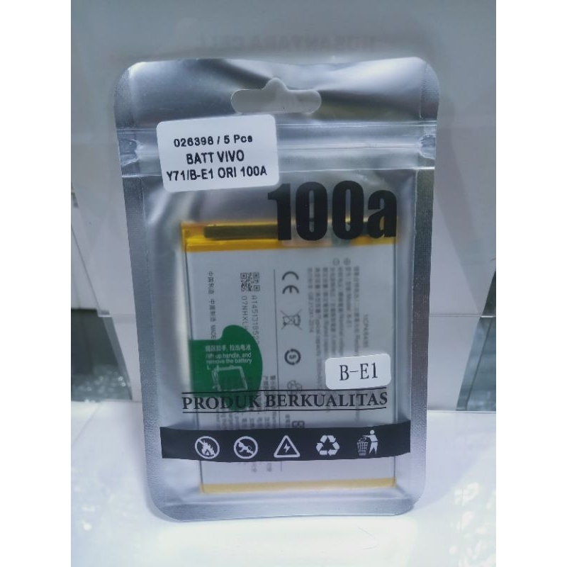 Jual BATTERY B-E1 Vivo Y71 ORI 100A | Shopee Indonesia