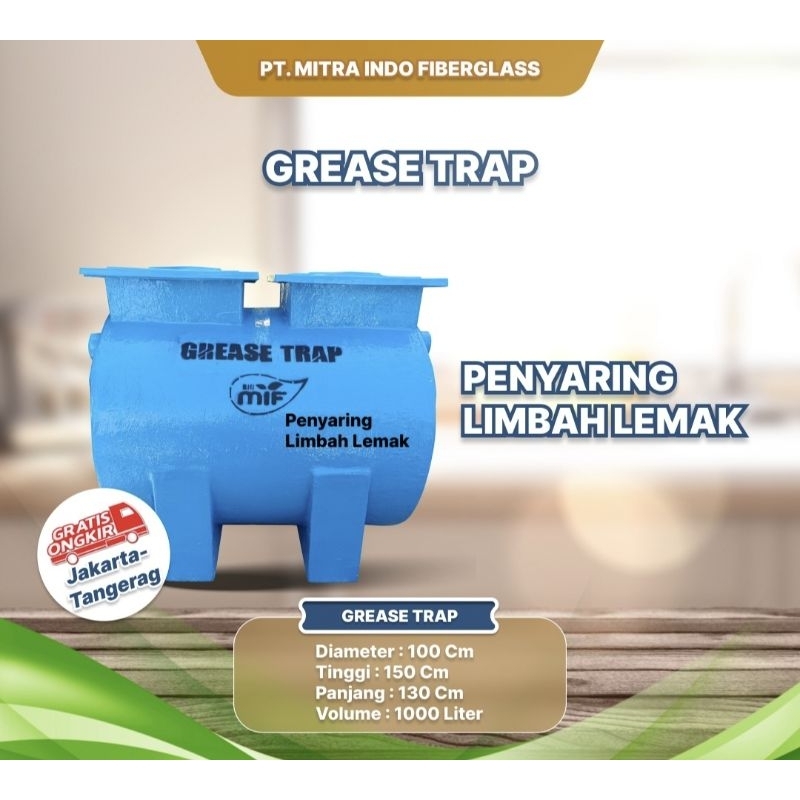 Jual grease trap 1.000 liter BIO MIF | Shopee Indonesia