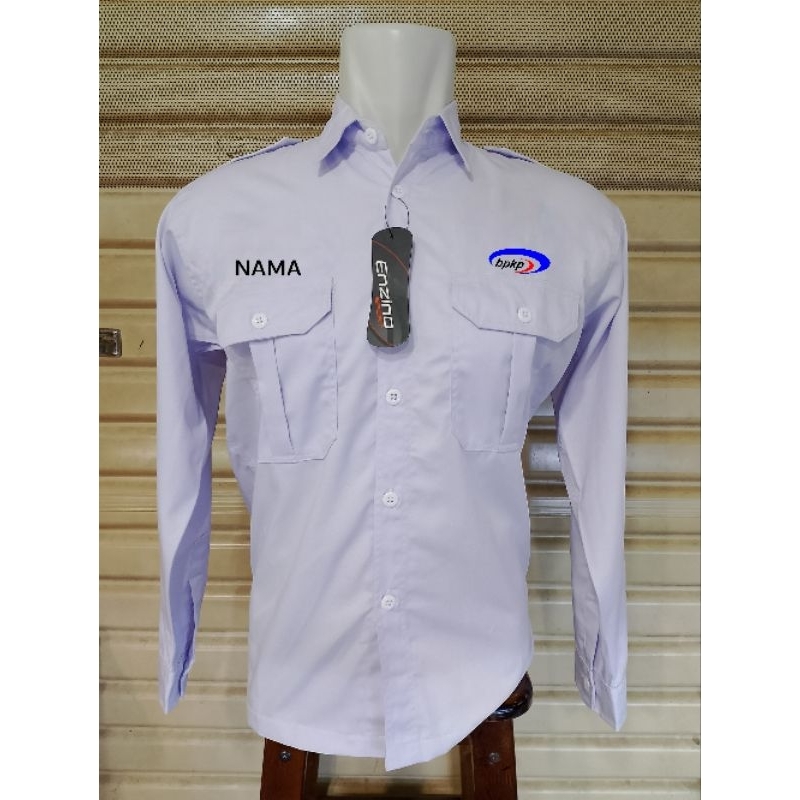 Jual Kemeja BPKP Seragam BPKP Putih Lengan Pendek panjang | Shopee ...