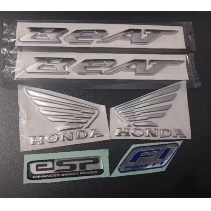 Jual Emblem Beat Timbul Keras 3D Lem Kuat Tinggal Pasang honda beat ...