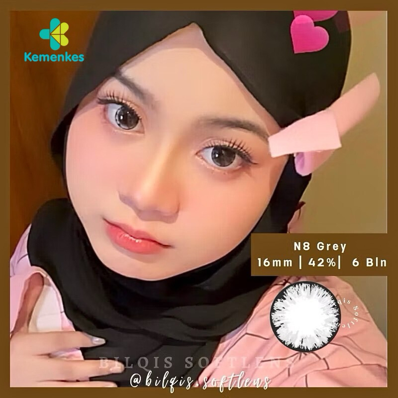 Jual N8 Softlens Big Eyes Softlens Una ICE N8 Baby Eyes Diameter 16mm ...