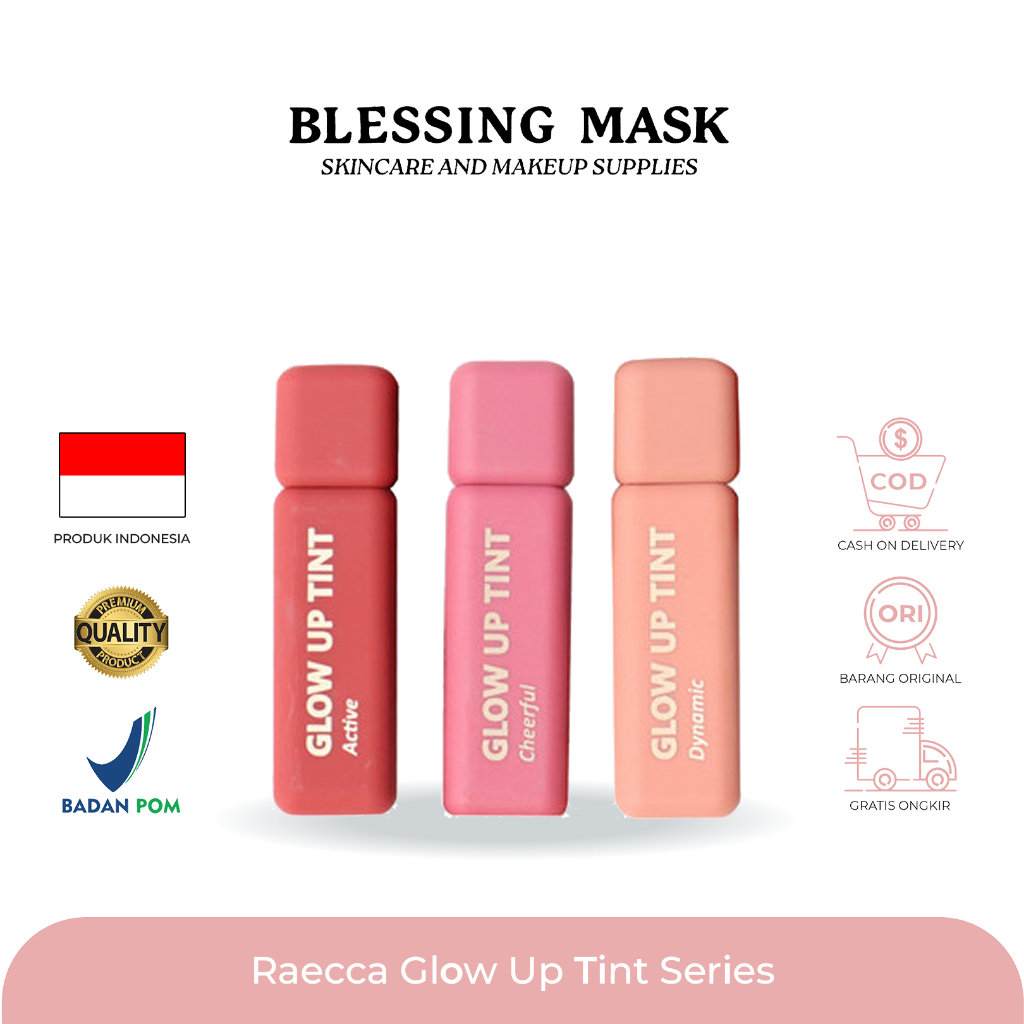 Jual Raecca Glow Up Tint [Lip Tint] | Transferproof dan Smudgeproof ...