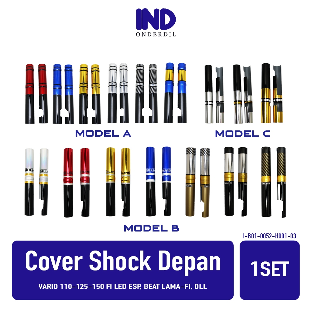 Jual Cover-Penutup Shock-Shok-Sok Depan-Bottom Vario 110-125-150 FI LED ...