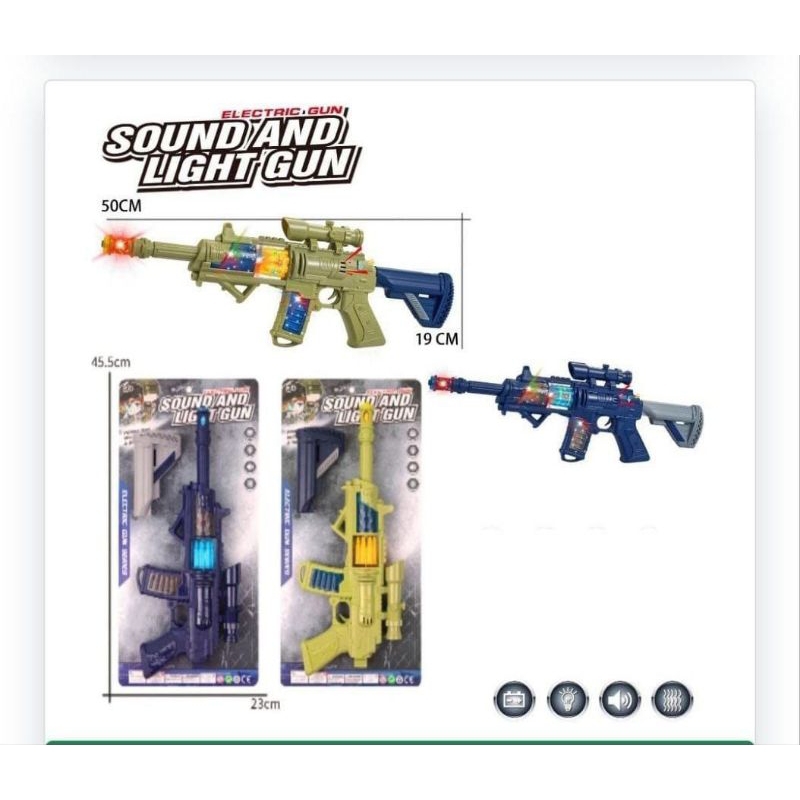 Jual tokohd886 66-19 mainan tembak tembakan bisa nyala sama ada lampu ...