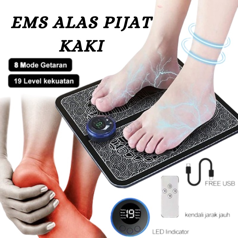 Jual COD- Alat PIjat Kaki EMS Electric Massager Tempel Magnetic Magnet Terapi Foot Feet Elektrik ...