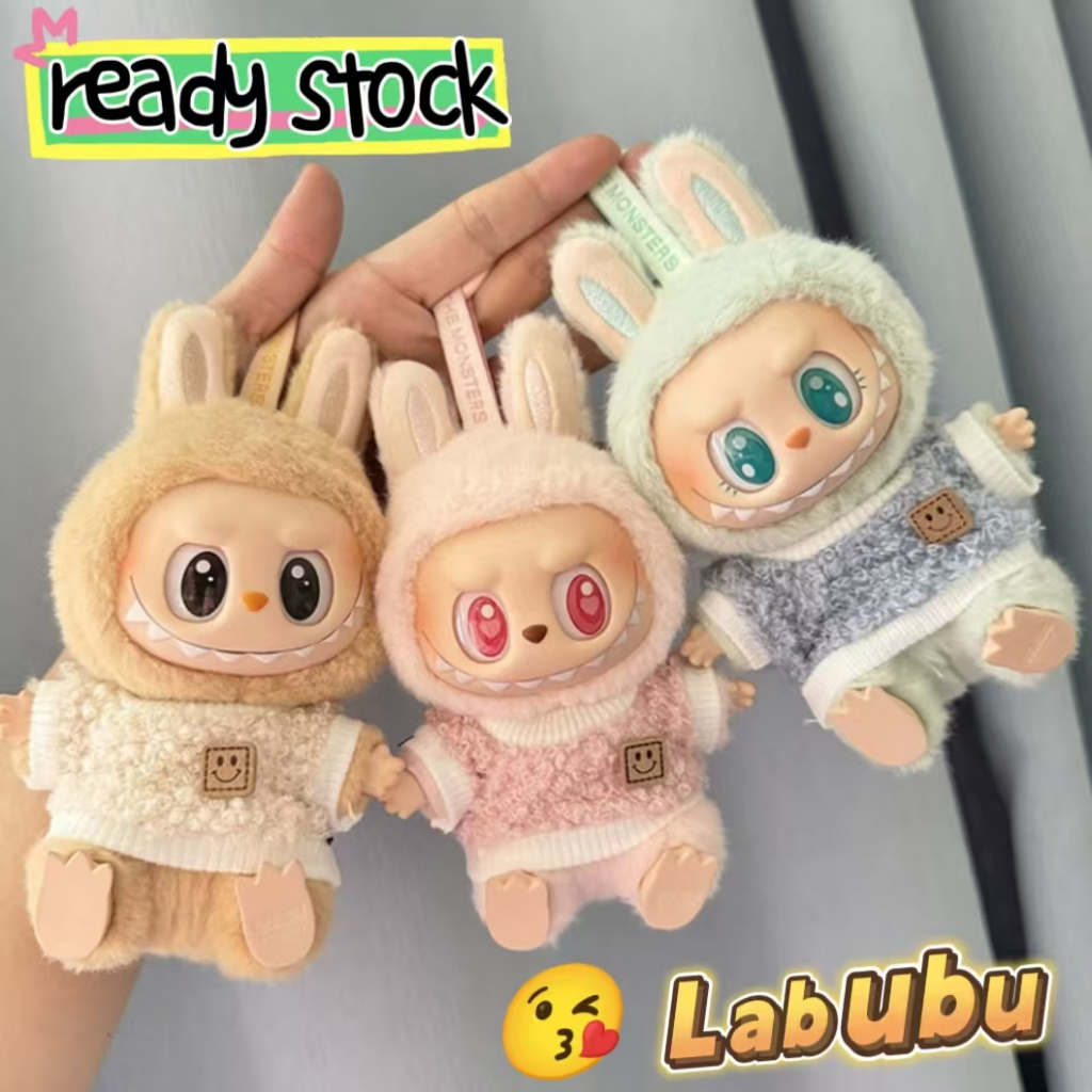 Jual [READY STOCK] baju boneka khusus popmart labubu 17 cm vinyl face ...