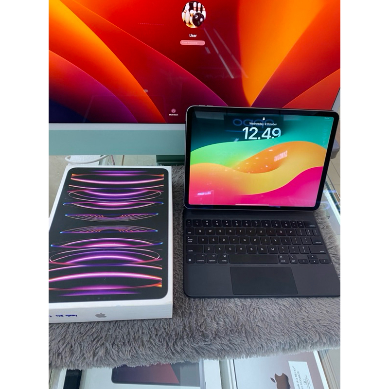 Jual iPad Pro M2 11 inch 2022 128GB Wifi + Apple Magic Keyboard Fullset | Shopee Indonesia