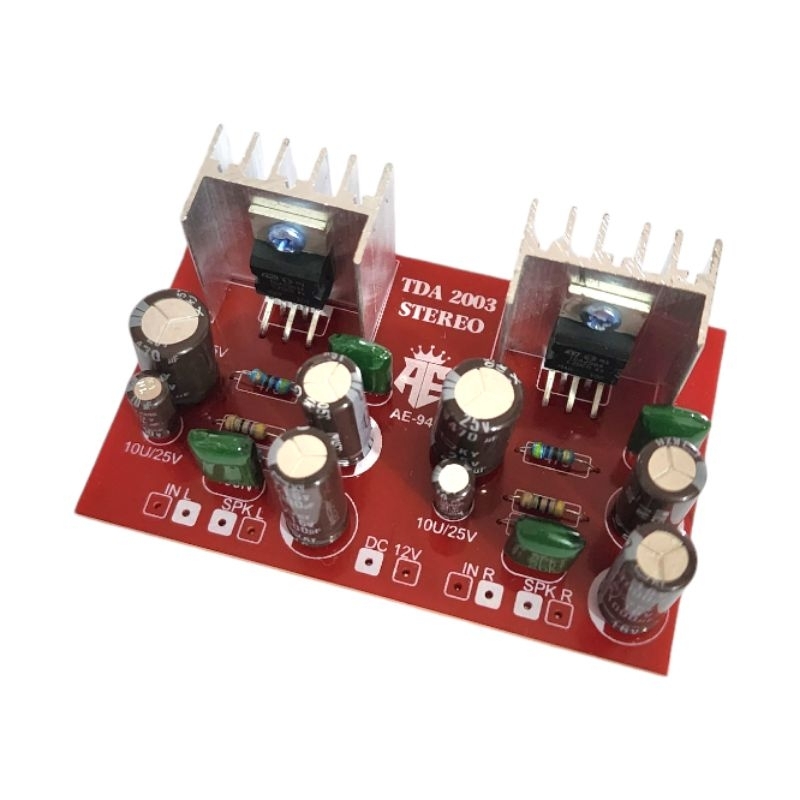 Jual Kit Power Amplifier Mini TDA 2003 Stereo 12V DC AE-94 | Shopee ...