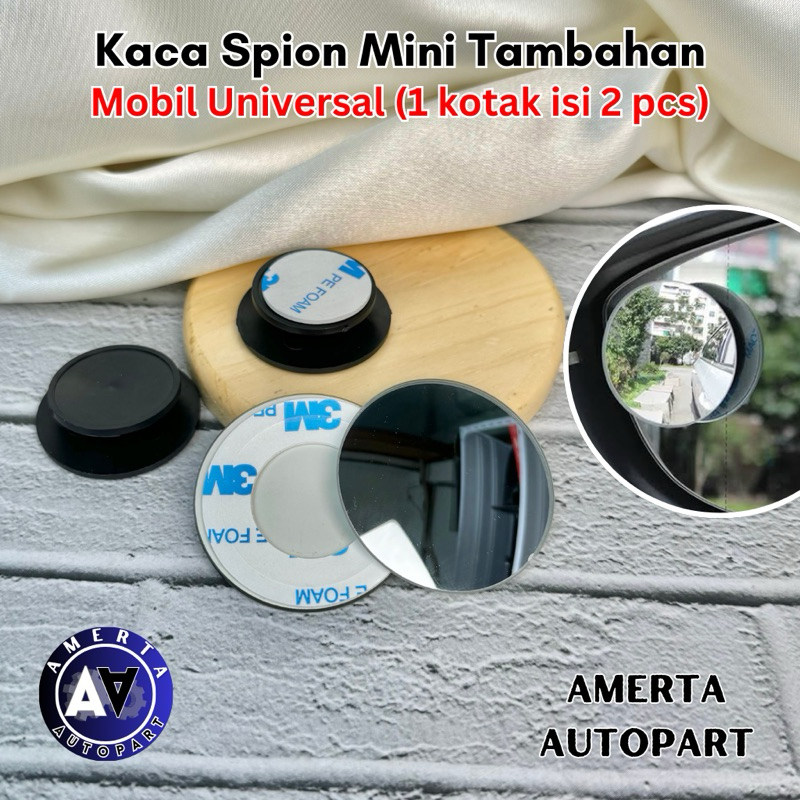 Jual Kaca Spion Mini Tambahan Cembung (1 kotak isi 2 pcs) | Shopee ...