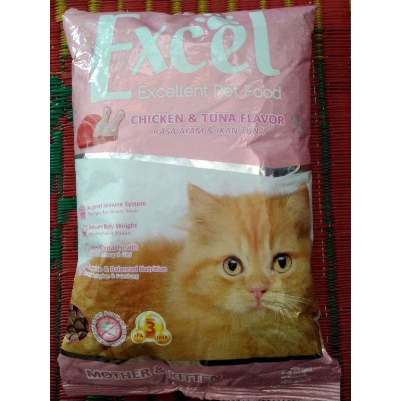Jual Excel Mother & Kitten Chicken & Tuna Flavor | Shopee Indonesia