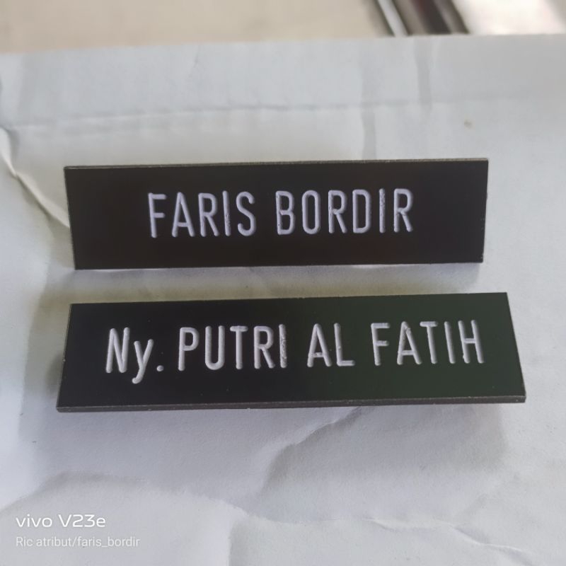 Jual PAPAN NAMA PDH NAME TAG PDH PNS TNI POLRI | Shopee Indonesia