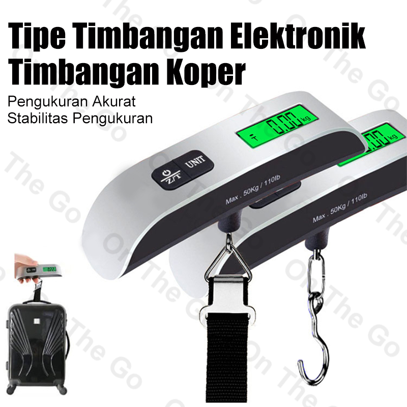 Jual 50KG / 110LB Timbangan Digital Koper Portabel Timbangan Koper Tas ...