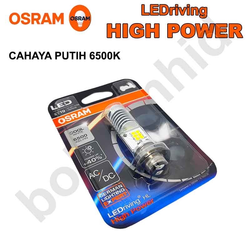 Jual L- 7955 Lampu Motor LED OSRAM Bohlam H6 M5 T19 AC DC | Shopee ...
