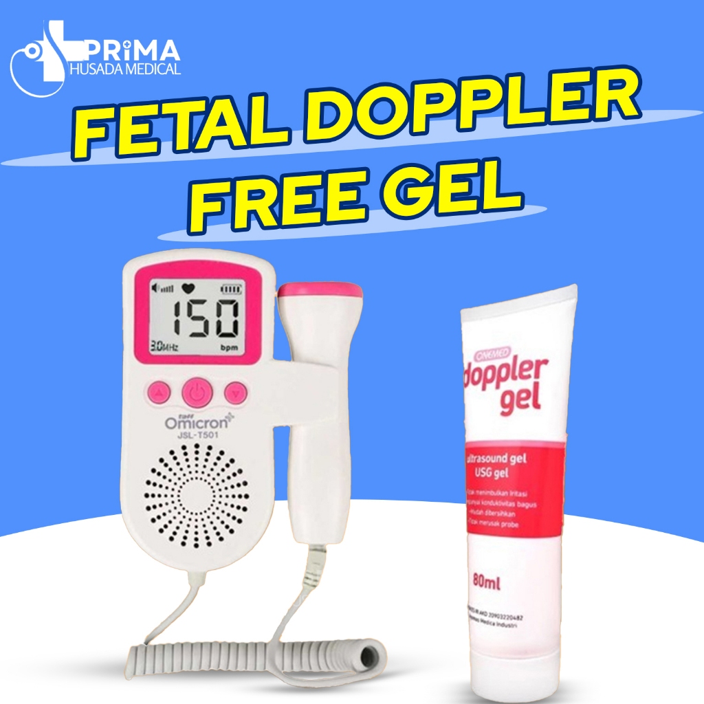 Jual Doppler Fetal + Gel alat pendeteksi denyut jantung janin bayi baby ...