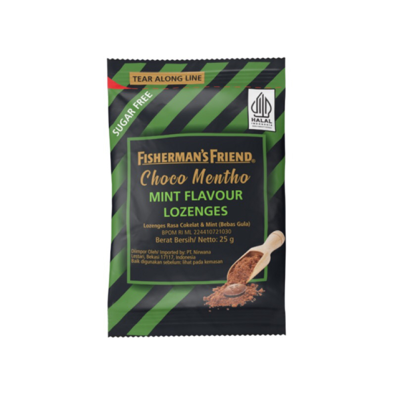 Jual Permen Fishermans Friend Rasa Choco Mentho Mint Lozenges | Shopee ...